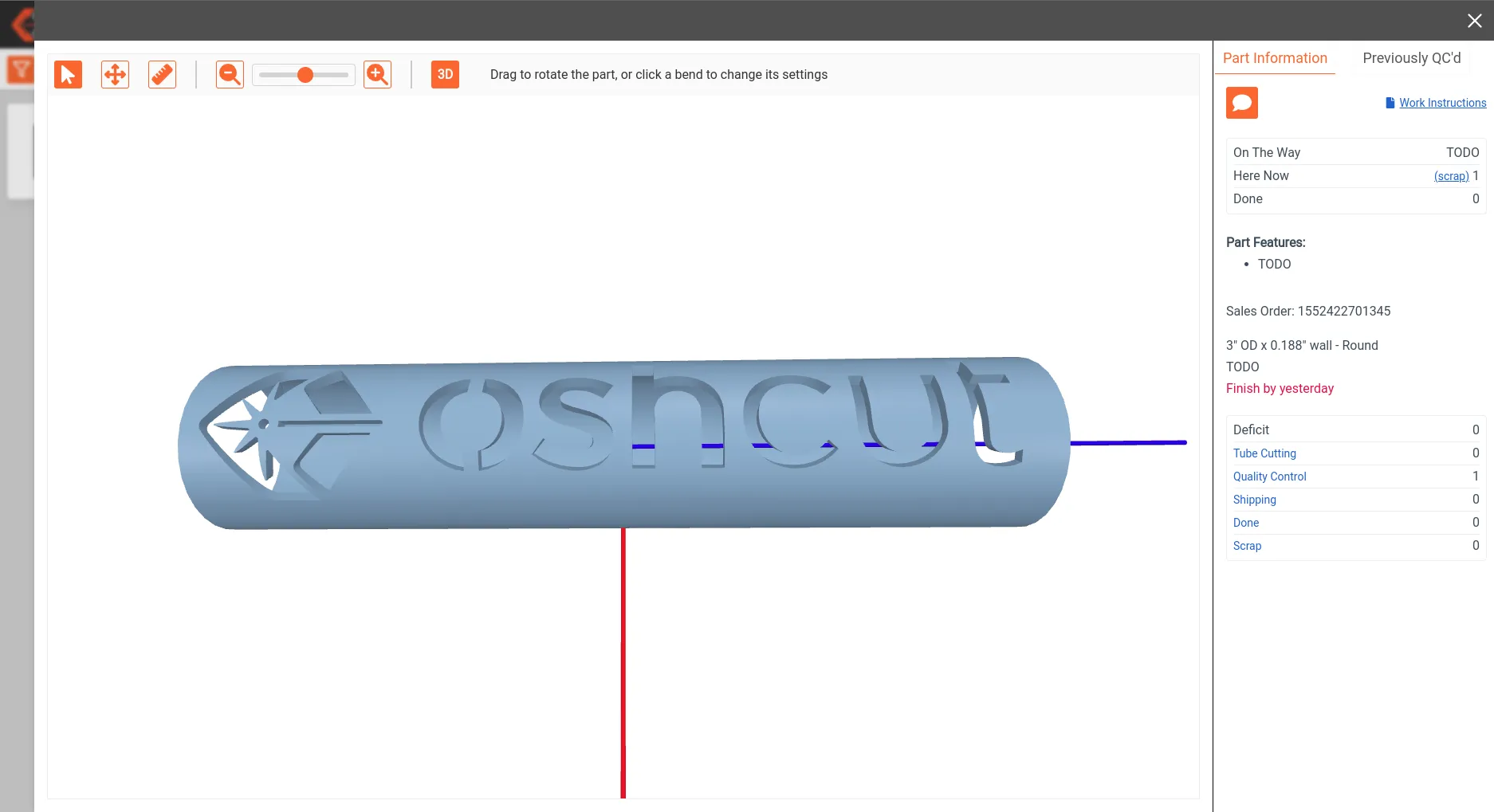 OSH Cut - Tube Cutting